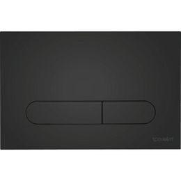 Duravit DuraSystem Bet&auml;tigungsplatte WD5009031000 aufgesetzt, f&uuml;r WC Beta, schwarz matt