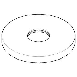 Dornbracht Rosette Schub 2-3 Wege DA 092789104-00 100 x 95 x 10_chrom