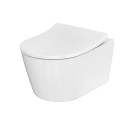 TOTO WC-Sitz TC513Q 38,5x47,7x6,8cm, Absenkautomatik, abnehmbar, wei&szlig;