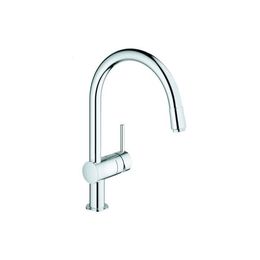 Grohe Minta K&uuml;chenarmatur 3291800E EcoJoy, herausziehbarer Mousseur, chrom