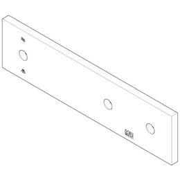 Dornbracht Rosette 2 Ventile und 1 U 092798009-00 255 x 70 x 25_chrom