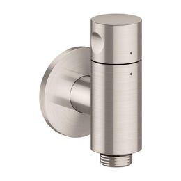 Hansgrohe AXOR One Wandanschluss Stop 48781800 mit Absperrventil, Edelstahl Finish