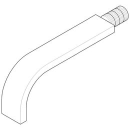 Dornbracht Auslauf EHM-WT- Wand MEM 04282215010-06 170 x 35 x 11_platin matt