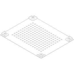 Dornbracht Abdeckplatte Just Rain 04110211301-85 edelstahl, poliert