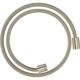 Hansgrohe Textilbrauseschlauch 28228820 1250 mm, Mutter beidseitig zylindrisch, brushed nickel