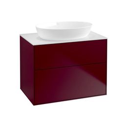 Villeroy & Boch Villeroy und Boch Finion Waschtischunterschrank G99100HB 80x60,3cm, Emotion, Abdeckplatte white matt, Peony Matt