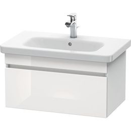 Duravit DuraStyle Waschtisch-Unterschrank DS638102218 73 x 44,8 cm, wei&szlig; hochglanz/wei&szlig; matt, 1 Auszug, wandh&auml;ngend