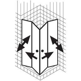 Kermi Liga Dichtleiste 2534987 LI 2CR/L, 4x985mm, waagerecht