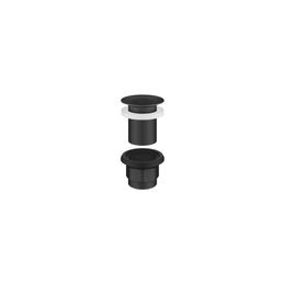 Dornbracht Siebventil 1011097033 schwarz matt, 11/4", f&uuml;r Waschtisch ohne &Uuml;berlauf