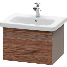 Duravit DuraStyle Waschtisch-Unterschrank DS638002143 58 x 44,8 cm, nussbaum dunkel/basalt matt, 1 Auszug, wandh&auml;ngend