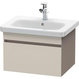 Duravit DuraStyle Waschtisch-Unterschrank DS638009143 58 x 44,8 cm, taupe/basalt matt, 1 Auszug, wandh&auml;ngend