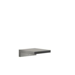 Dornbracht Deque Wannen-Schwalleinlauf 13430740-99 f&uuml;r Wandmontage, Dark Platinum matt