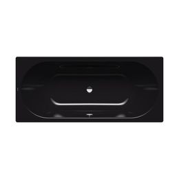 Kaldewei Vaio Badewanne 233034013701 180x80cm, Vollantislip Perl-Effekt, schwarz