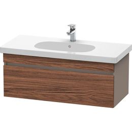 Duravit DuraStyle Waschtisch-Unterschrank DS638502143 100 x 45,3 cm, nussbaum dunkel/basalt matt, 1 Auszug, wandh&auml;ngend