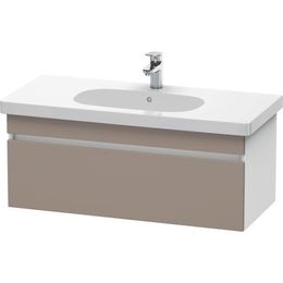 Duravit DuraStyle Waschtisch-Unterschrank DS638504318 100 x 45,3 cm, basalt matt/wei&szlig; matt, 1 Auszug, wandh&auml;ngend