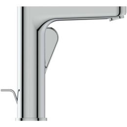 Ideal Standard Cerafine O Waschtischarmatur BC703AA H155, Hebel seitlich, mit Ablaufgarnitur, verchromt