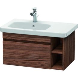 Duravit DuraStyle Waschtisch-Unterschrank DS639402121 73 x 44,8 cm, Becken links, nussbaum dunkel, 1 Auszug