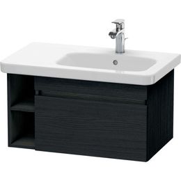 Duravit DuraStyle Waschtisch-Unterschrank DS639301616 73 x 44,8 cm, Becken rechts, Eiche schwarz, 1 Auszug