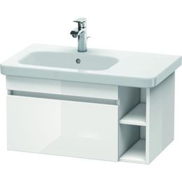 Duravit DuraStyle Waschtischunterbau DS639402222 Wei&szlig; Hochglanz, 73x44,8x39,8cm, Becken links
