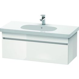 Duravit DuraStyle Waschtisch-Unterschrank DS638502243 100 x 45,3 cm, wei&szlig; hochglanz/basalt matt, 1 Auszug, wandh&auml;ngend