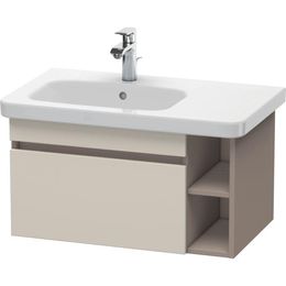 Duravit DuraStyle Waschtisch-Unterschrank DS639409143 73 x 44,8 cm, Becken links, taupe/basalt matt, 1 Auszug