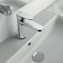 Ideal Standard Cerafine O Waschtischarmatur BC702AA H120, mit Ablaufgarnitur, BlueStart, verchromt