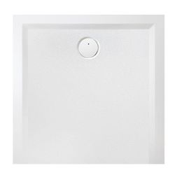 Hoesch Muna Mineralguss-Duschwanne 4281.013 140 x 140 x 3 cm, wei&szlig; matt, Solique, Antirutsch