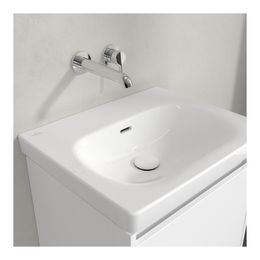 Villeroy & Boch Villeroy und Boch Skyla Waschtisch 5A515701 55x44,5cm, ohne Hahnloch, mit &Uuml;berlauf, Wei&szlig; Alpin