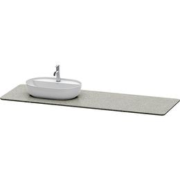 Duravit Luv Waschtisch-Konsole LU9468L3333 178,3x59,5cm, links, Grau Struktur, aus Quarzstein, 1 Ausschnitt