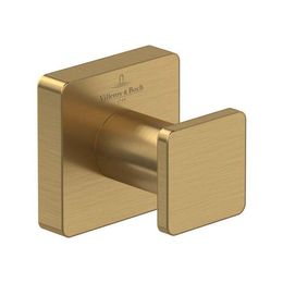 Villeroy & Boch Villeroy und Boch Elements Striking Handtuchhaken TVA15201100076 brushed gold, 45x45x44mm