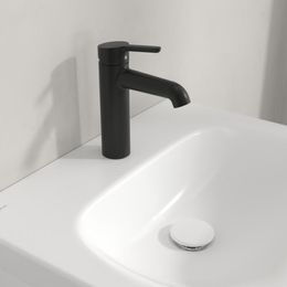 Villeroy & Boch Villeroy und Boch Skyla Waschtischarmatur TVW116002000K5 Messing, Kaltstart ColdStart, AquaSmart, Matt Black