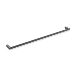 HEWI System 900 Q Badetuchhalter 900Q30.00260SC pulverbeschichtet dunkelgrau perlglimmer tiefmatt, Edelstahl, 800x20x70mm