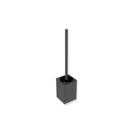 HEWI System 900 Q B&uuml;rstengarnitur 900Q20.00160SC pulverbeschichtet dunkelgrau perlglimmer tiefmatt, aus Edelstahl, 90x440x100mm