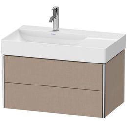 Duravit XSquare Waschtisch-Unterschrank XS416807575 78,4x39,7x46cm, 2 Schubk&auml;sten, Leinen