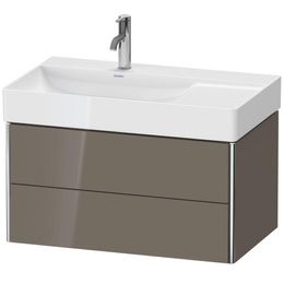Duravit XSquare Waschtisch-Unterschrank XS416808989 78,4x39,7x46cm, 2 Schubk&auml;sten, Flannel Grey hochglanz