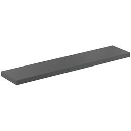 Ideal Standard Conca Konsole T4342Y2 ohne Ausschnitt, 240x50,5x0 cm, Anthrazit matt lackiert