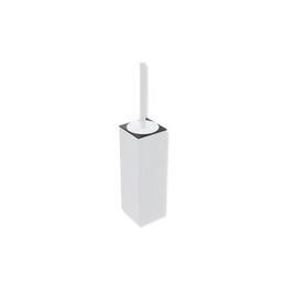 HEWI System 900 Q WC-B&uuml;rstengarnitur 900Q20.00260DX pulverbeschichtet wei&szlig; tiefmatt, Edelstahl, 90x438x100mm