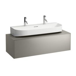 Laufen Sonar Schubladenelement/Sideboard H4054610340421 117,5x34x45,5cm, Ausschnitt Mitte, Aufsatzwaschtisch, Titan