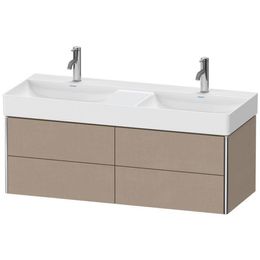 Duravit XSquare Waschtisch-Unterschrank XS416407575 118,4x39,7x46cm, 4 Schubk&auml;sten, Leinen