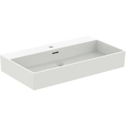 Ideal Standard Extra Waschtisch R0537V1 1 Hahnloch, mit &Uuml;berlauf, seidenwei&szlig;