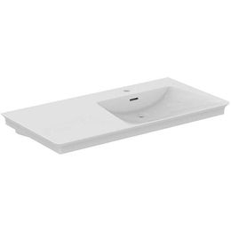 Ideal Standard La Dolce Vita M&ouml;bel-Waschtisch E2647MA 106x53,5x14,5cm, 1 Hahnloch, mit &Uuml;berlauf, wei&szlig; Ideal Plus