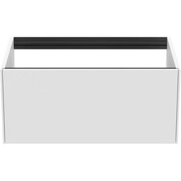 Ideal Standard Conca Waschtisch-Unterschrank T3985Y1 ohne Waschtisch-Platte, 1 Auszug, 80x50,5x36 cm, Wei&szlig; matt lackiert