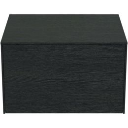 Ideal Standard Conca Waschtisch-Unterschrank T4311Y4 ohne Ausschnitt, 1 Auszug, 60x50,5x37 cm, Eiche geflammt Furnier