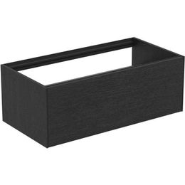Ideal Standard Conca Waschtisch-Unterschrank T3988Y4 ohne Waschtisch-Platte, 1 Auszug, 100x50,5x36 cm, Eiche geflammt Furnier