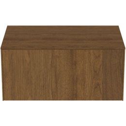 Ideal Standard Conca Waschtisch-Unterschrank T4312Y5 ohne Ausschnitt, 1 Auszug, 80x50,5x37 cm, Walnuss dunkel Furnier