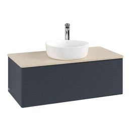 Villeroy & Boch Villeroy & Boch Antao Waschtischunterschrank 1000x360x500mm L31153HG mit Beleuchtung mit Struktur FK/AP: HG/3
