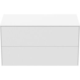 Ideal Standard Conca Waschtisch-Unterschrank T4323Y1 ohne Ausschnitt, 2 Ausz&uuml;ge, 100x50,5x55 cm, Wei&szlig; matt lackiert