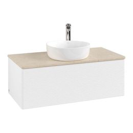 Villeroy & Boch Villeroy & Boch Antao Waschtischunterschrank 1000x360x500mm L31153MT mit Beleuchtung mit Struktur FK/AP: MT/3