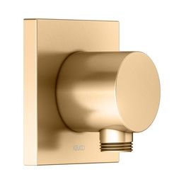 KEUCO IXMO Schlauchanschluss 59547250002 messing geb&uuml;rstet, Rosette eckig