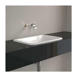 Villeroy & Boch Villeroy und Boch Loop & friends Einbauwaschbecken 4A6501R1 ohne Hahnlochbank, ohne &Uuml;berlauf, 60 x 40,5 cm, wei&szlig; CeramicPlus